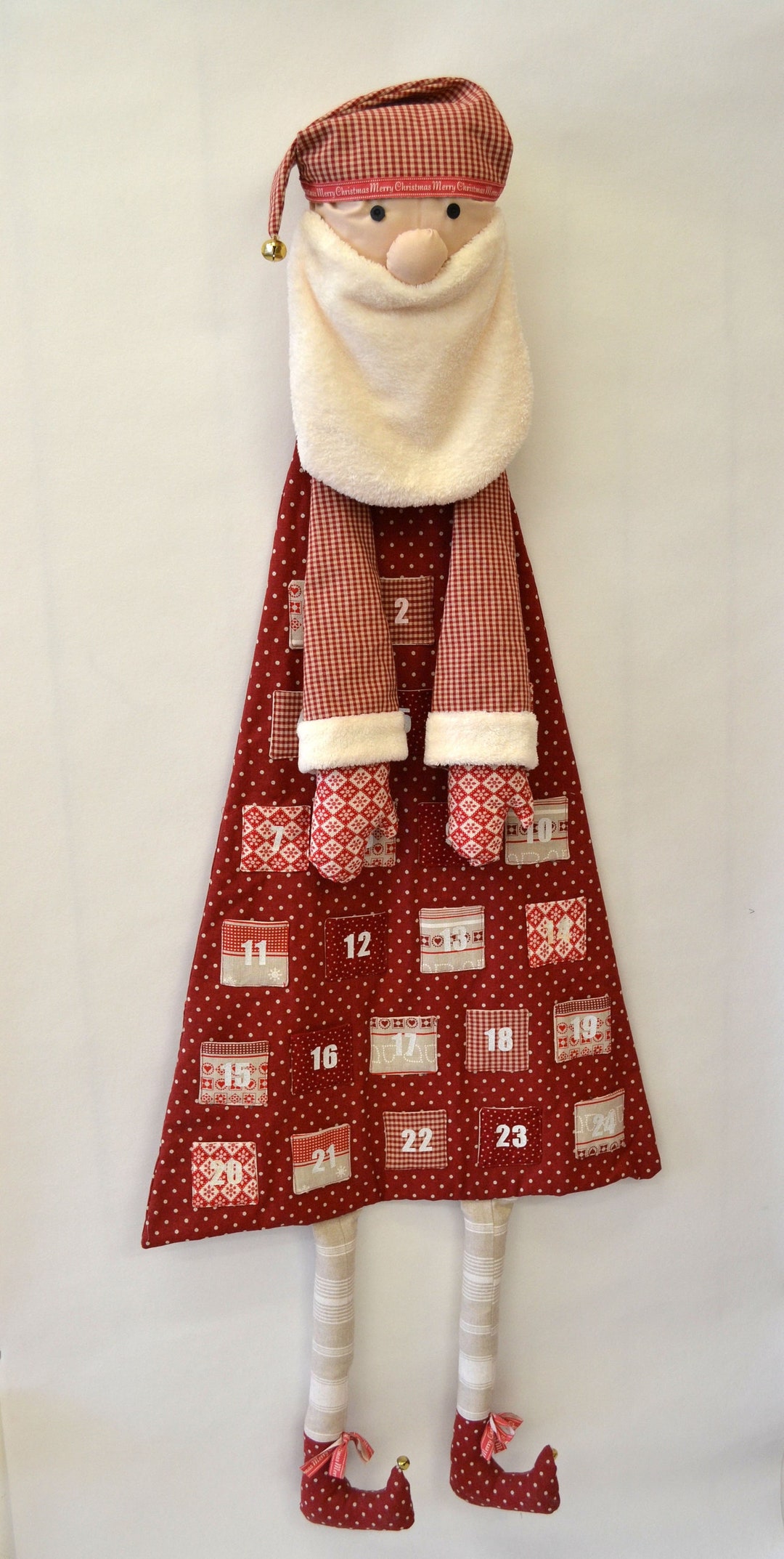 Santa Advent Calendar SEWING PATTERN - Etsy