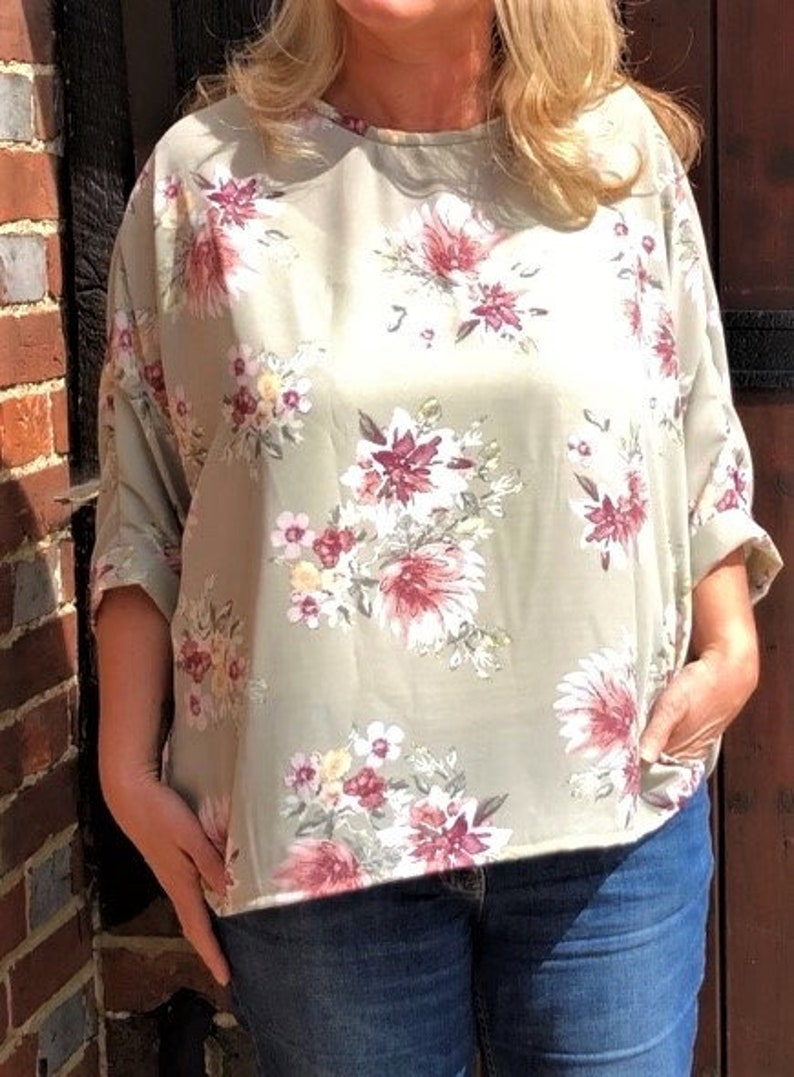 Easy Fit Top SEWING PATTERN - UK Sizes 10-28 - Etsy