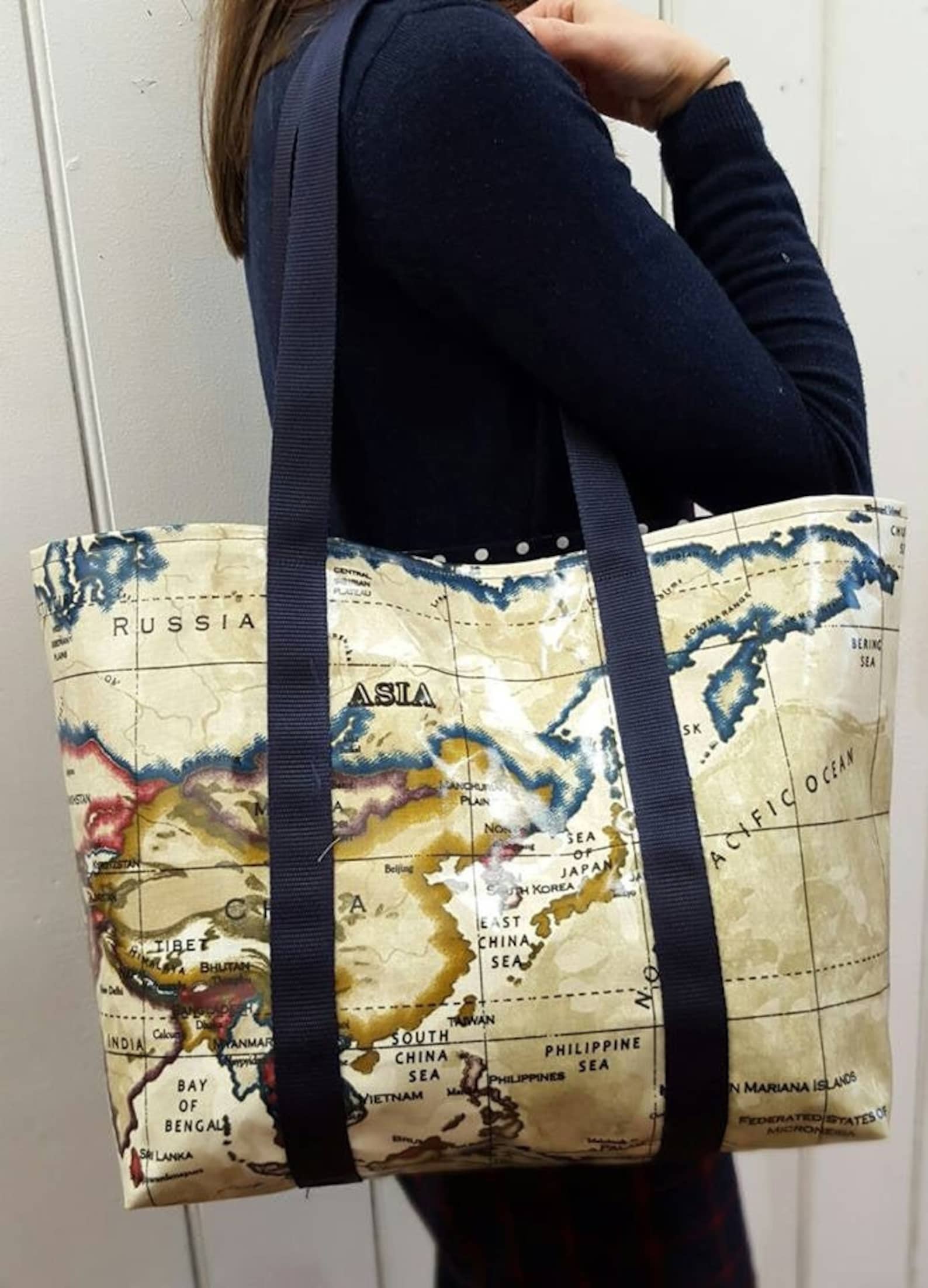 Oil Cloth Tote Bag SEWING PATTERN - Etsy