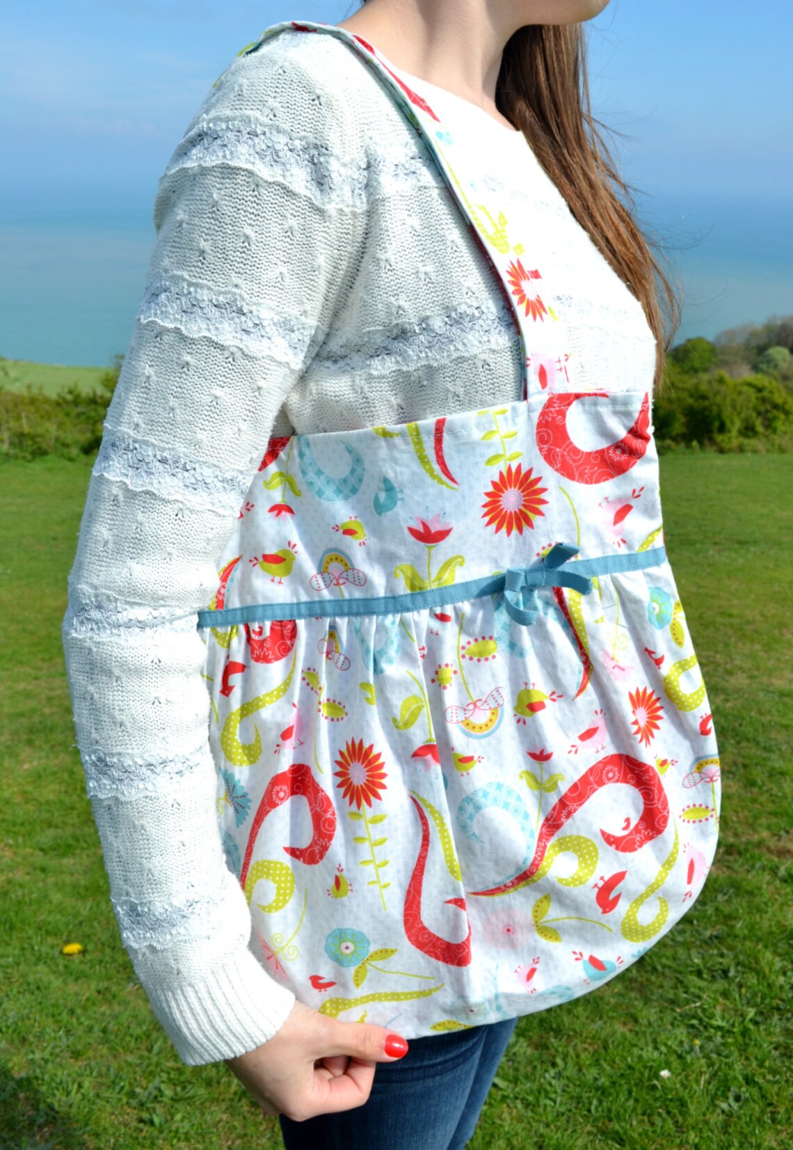 Gathered Bag SEWING PATTERN - Etsy