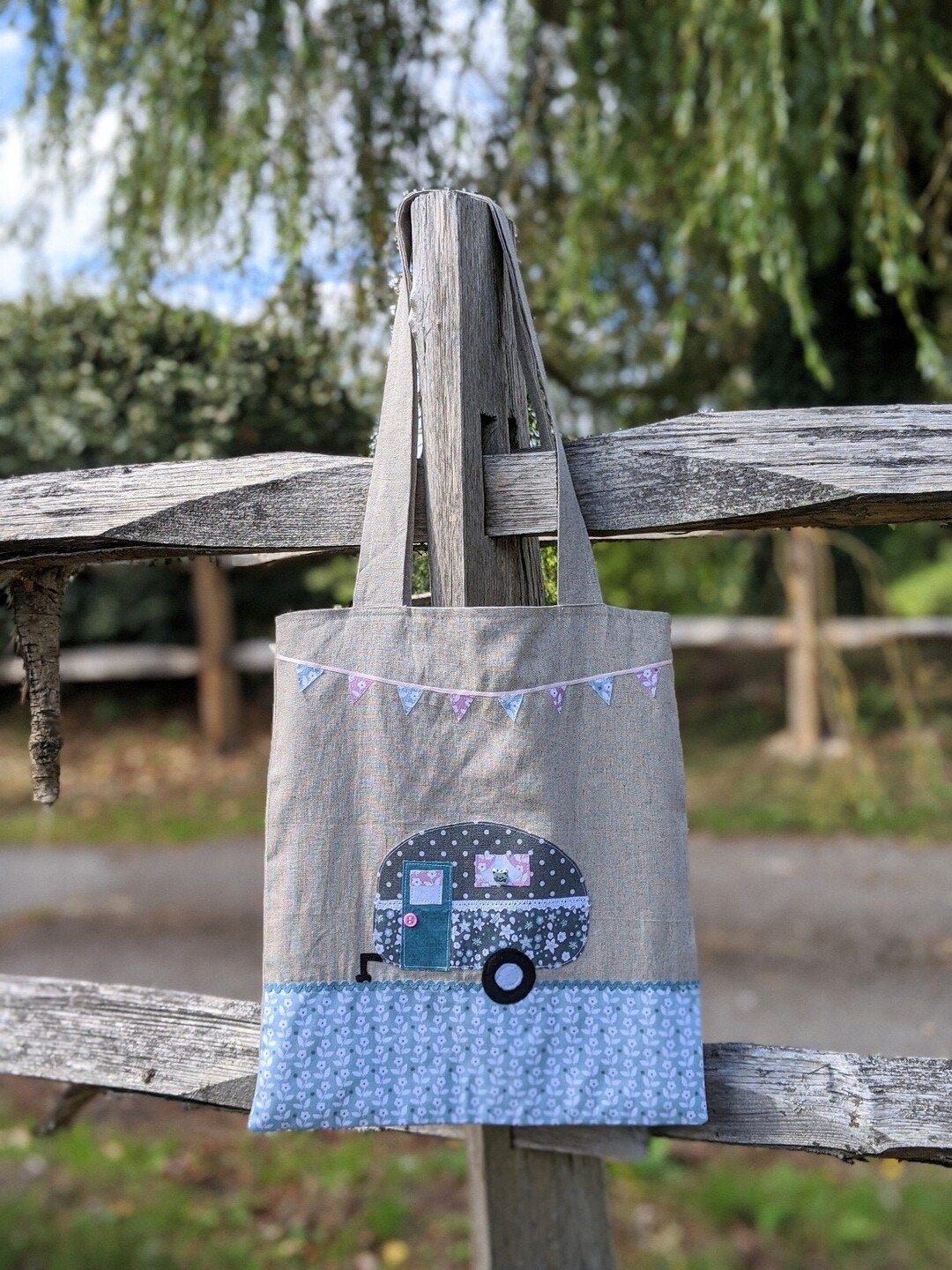 Caravan Applique Tote Bag SEWING PATTERN - Etsy