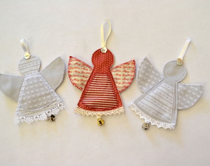 Quilted Angel Ornament - Etsy