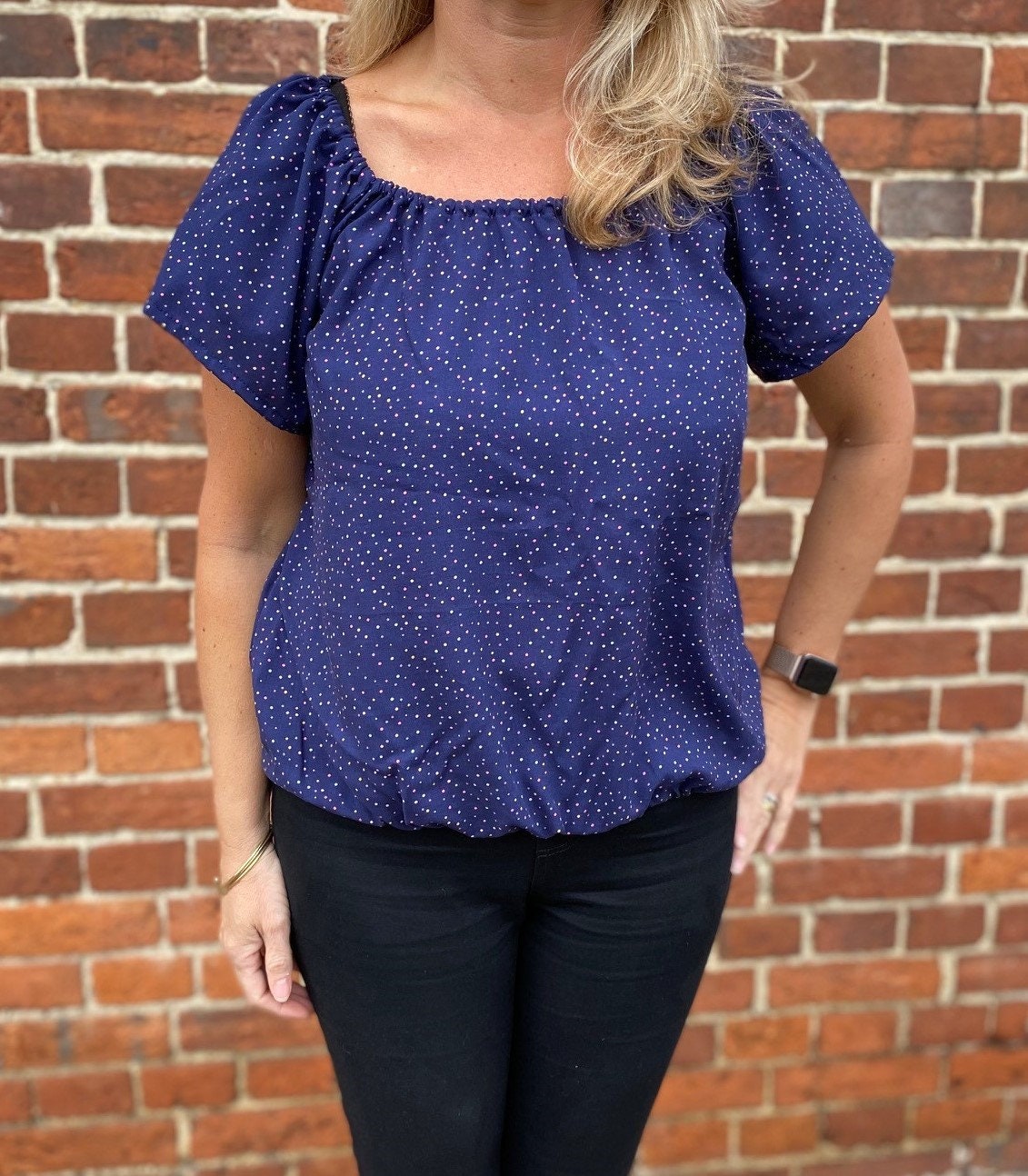 Gracie Gathered Top SEWING PATTERN UK sizes 10-28 | Etsy