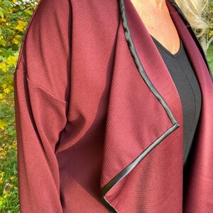 Waterfall Jacket SEWING PATTERN UK Sizes 10-28 - Etsy