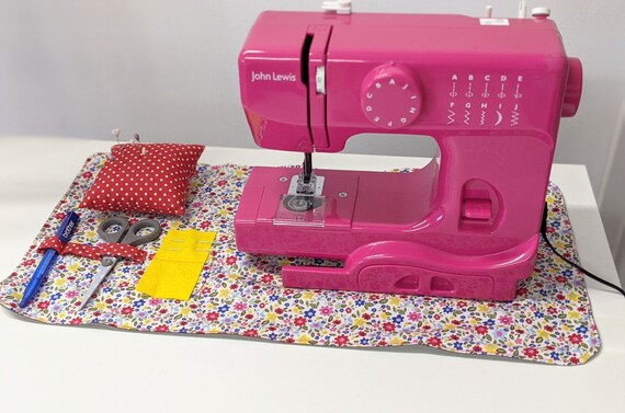 John Lewis Pink Sewing Machine