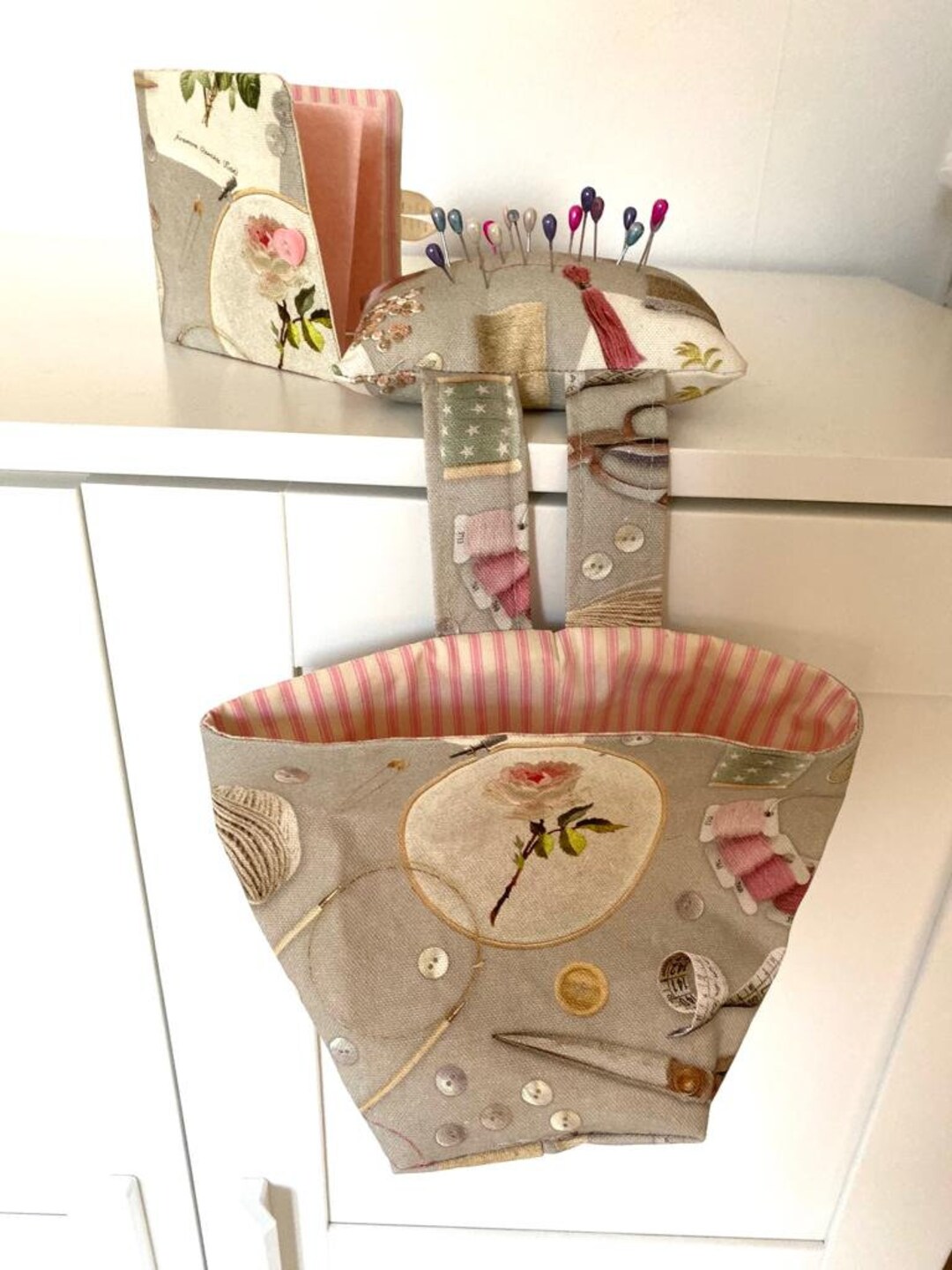 PDF DIGITAL DOWNLOAD Pin Cushion and Thread Catcher Sewing Pattern - Etsy