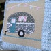 PDF DIGITAL DOWNLOAD Applique Caravan Cushion With Zip Back Sewing ...