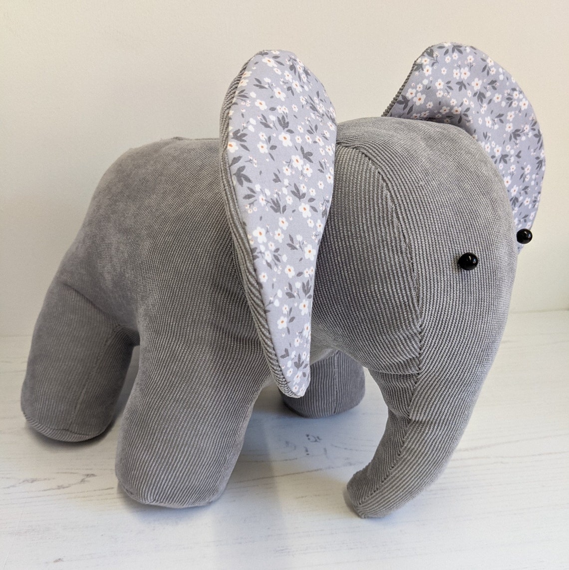 PDF DIGITAL DOWNLOAD Ella the Elephant Doorstop Sewing Pattern | Etsy