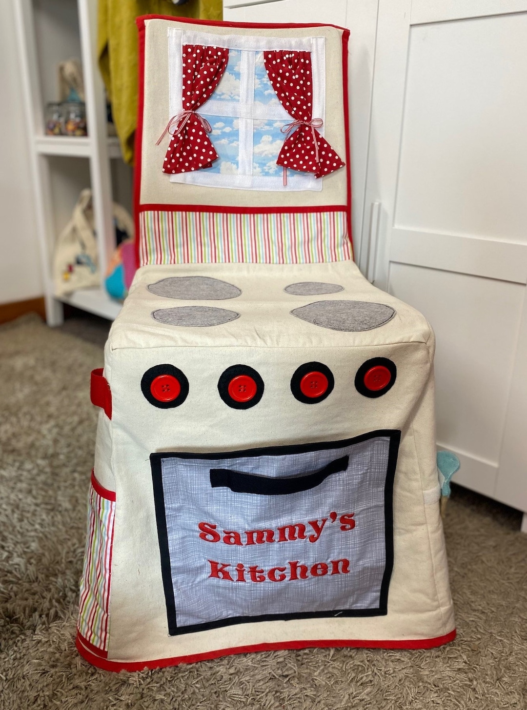 Play Kitchen Chair Cover SEWING PATTERN - Etsy
