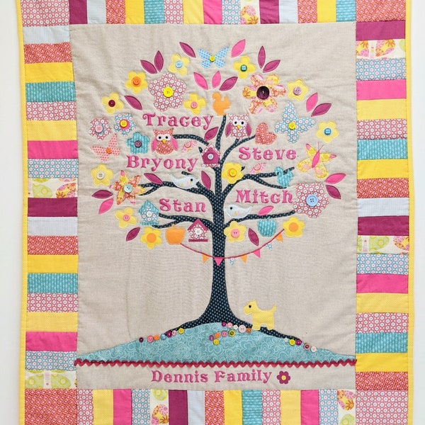 Family Tree Quilt - Etsy