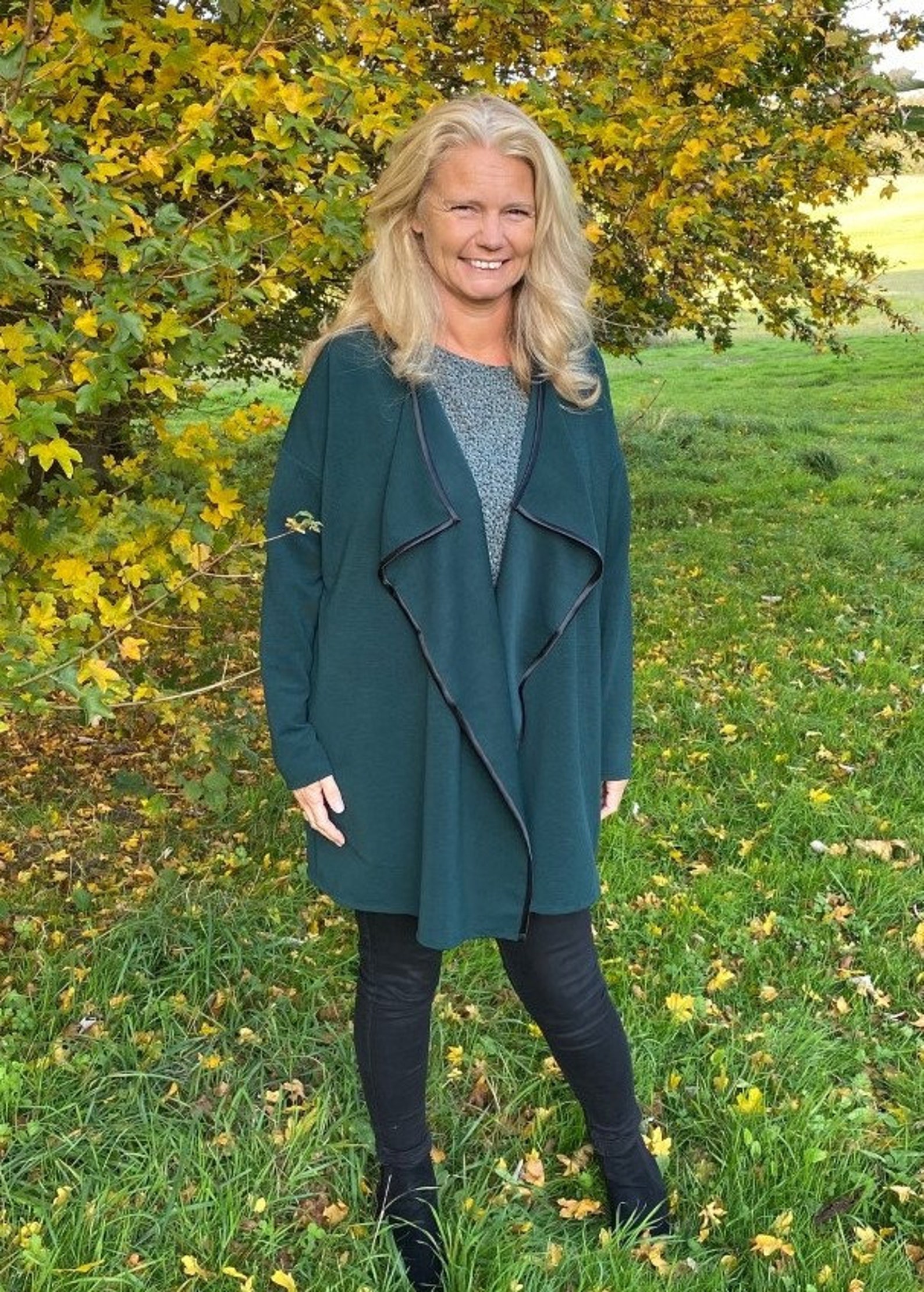 Waterfall Jacket SEWING PATTERN UK Sizes 10-28 | Etsy