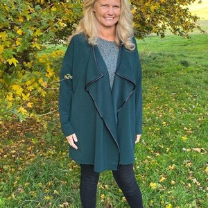 Waterfall Jacket SEWING PATTERN UK Sizes 10-28 - Etsy