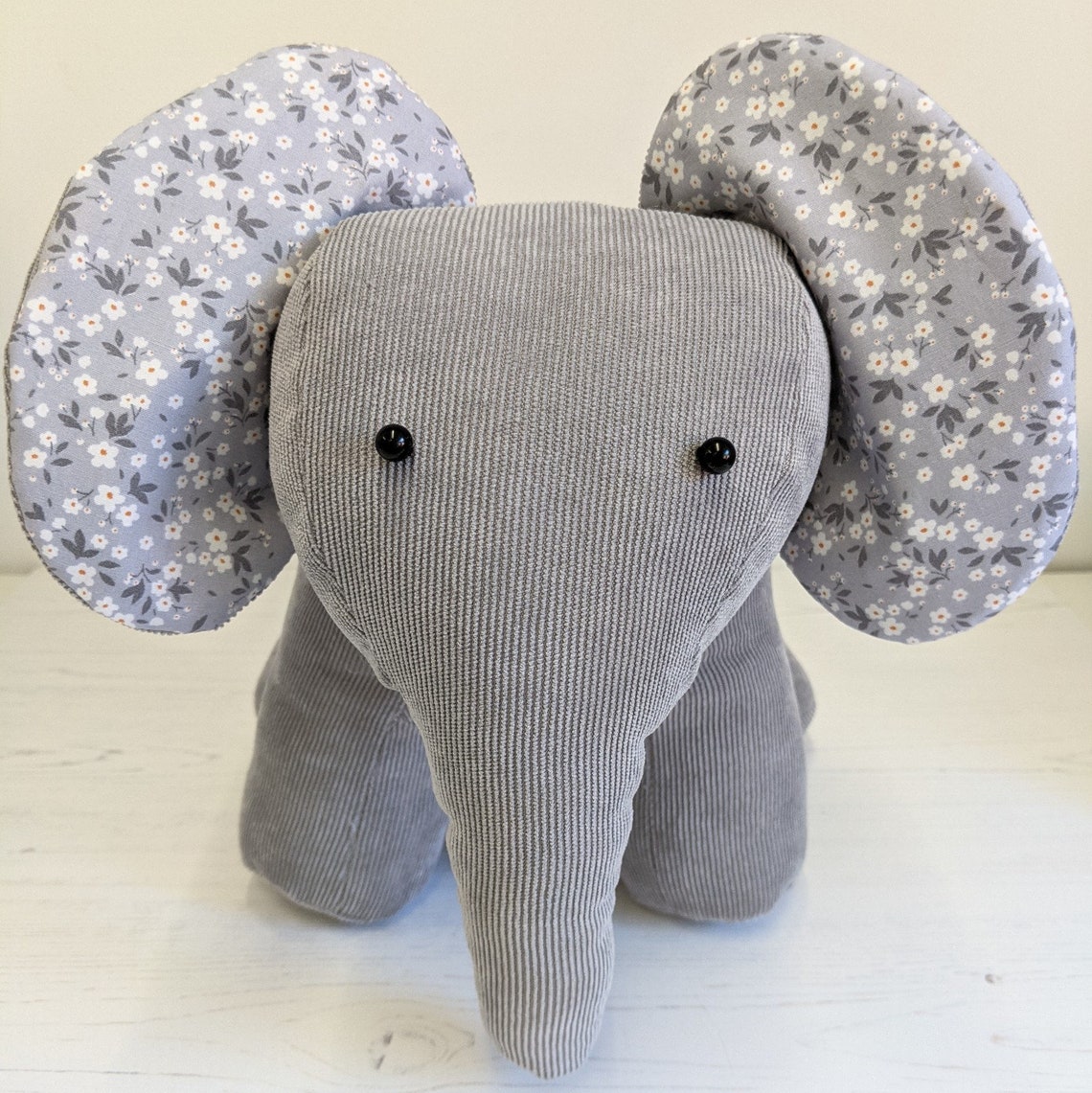 PDF DIGITAL DOWNLOAD Ella the Elephant Doorstop Sewing Pattern | Etsy