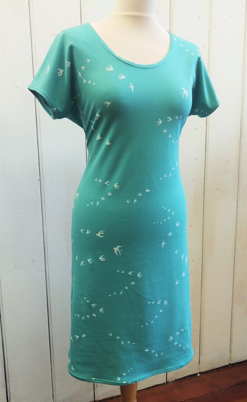 Jersey T-shirt/dress SEWING PATTERN UK Sizes 10-18 | Etsy