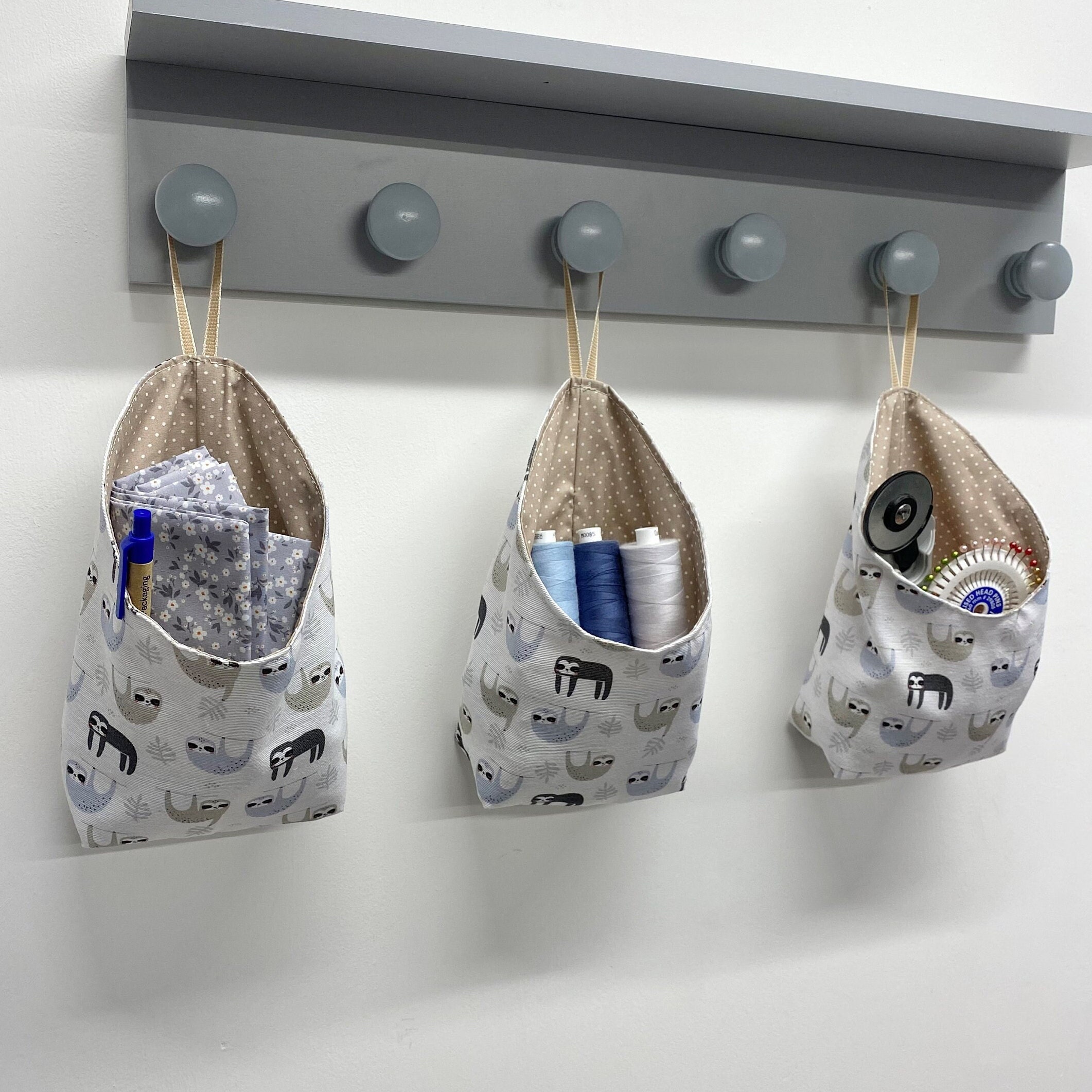 PDF DIGITAL DOWNLOAD Hanging Storage Pods Sewing Pattern - Etsy UK