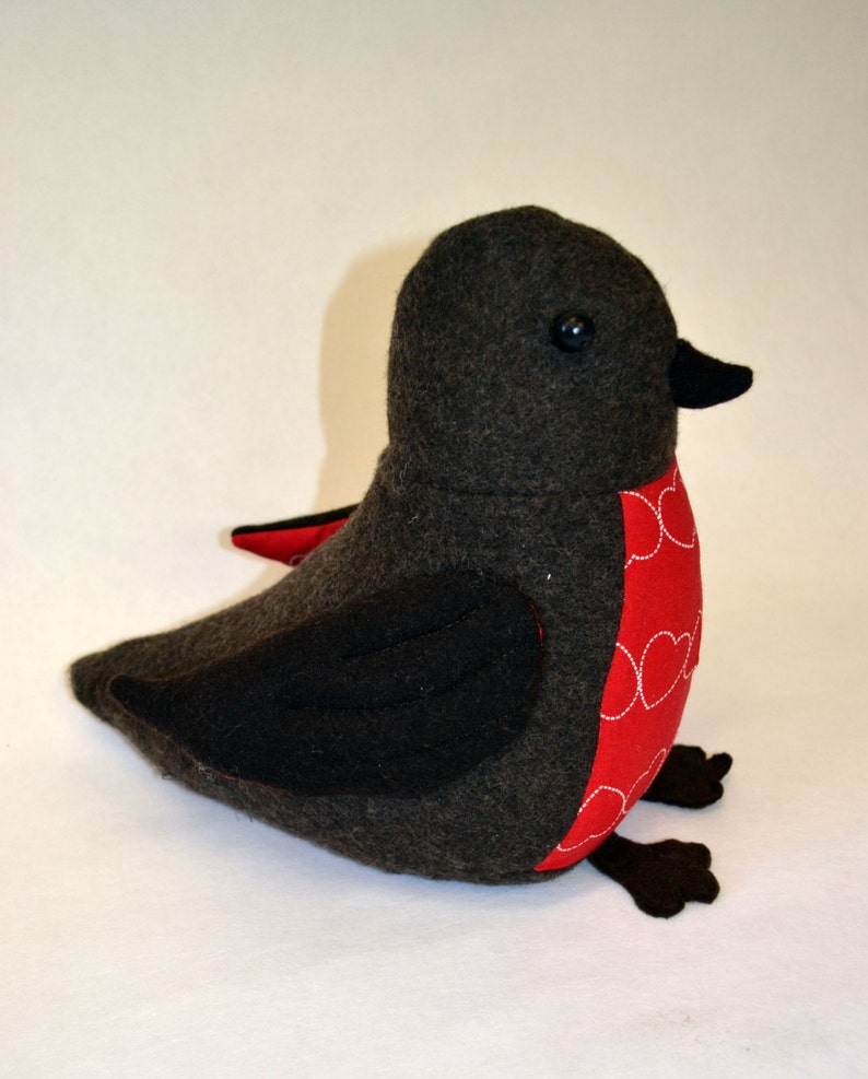 Christmas Robin Doorstop SEWING PATTERN | Etsy