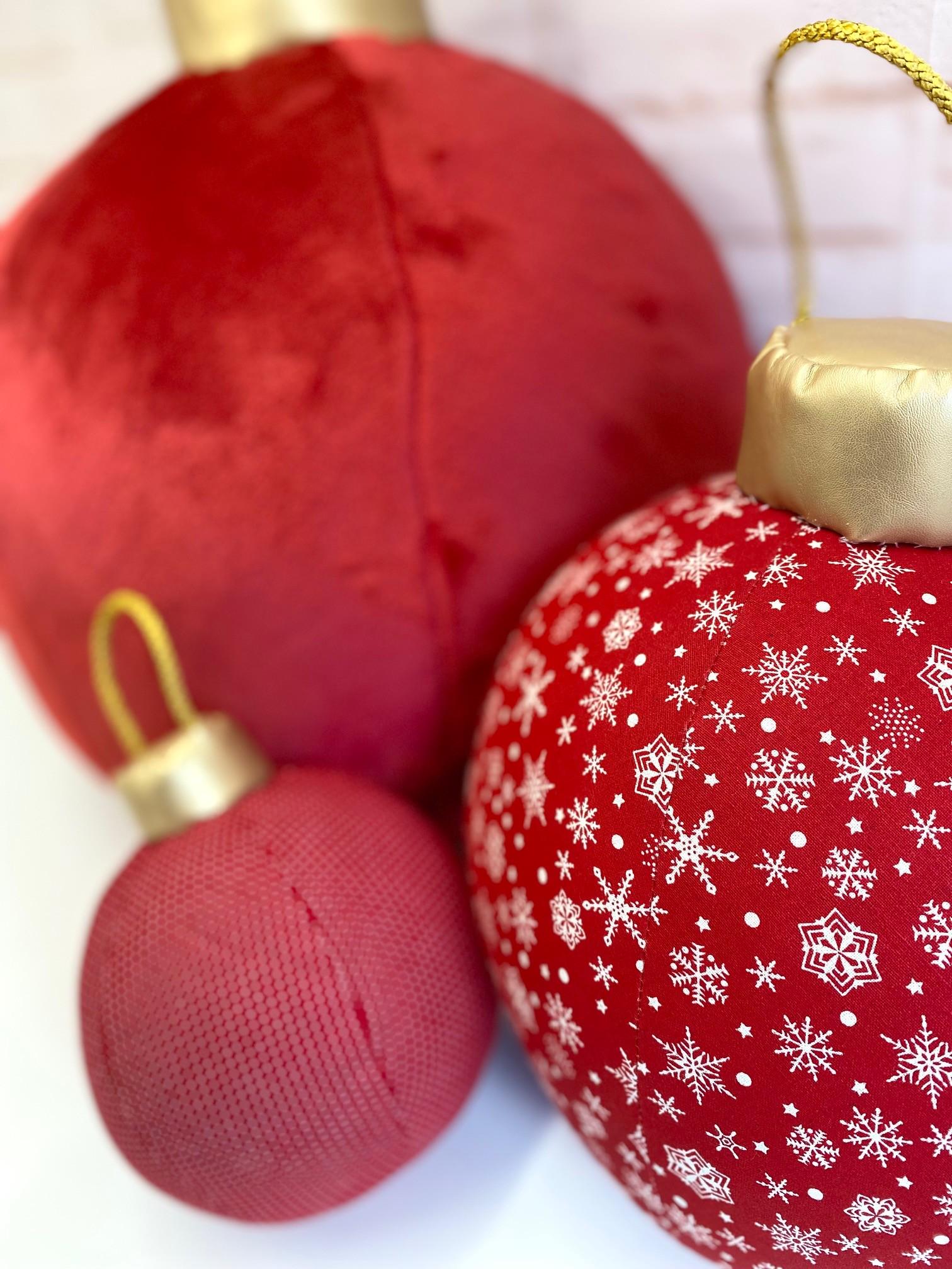PDF DIGITAL DOWNLOAD Fabric Baubles - 3 Sizes Included Sewing Pattern ...