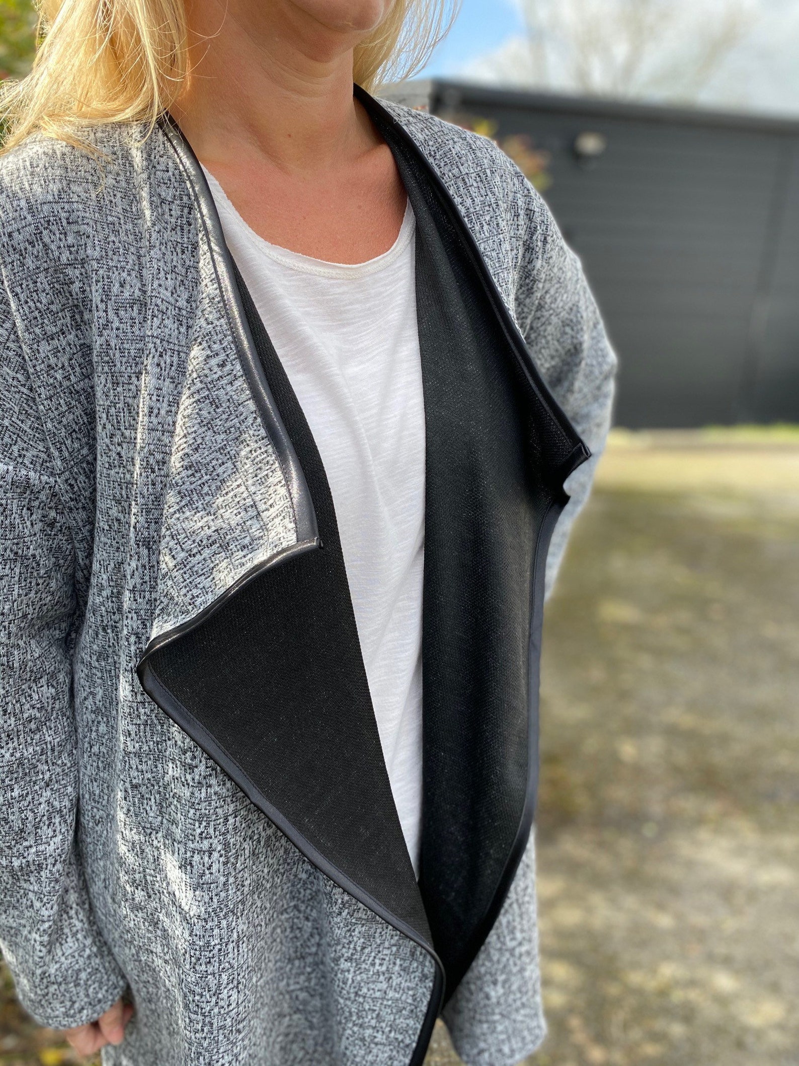 Waterfall Jacket SEWING PATTERN UK Sizes 10-28 | Etsy