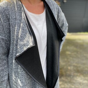 Waterfall Jacket SEWING PATTERN UK Sizes 10-28 - Etsy