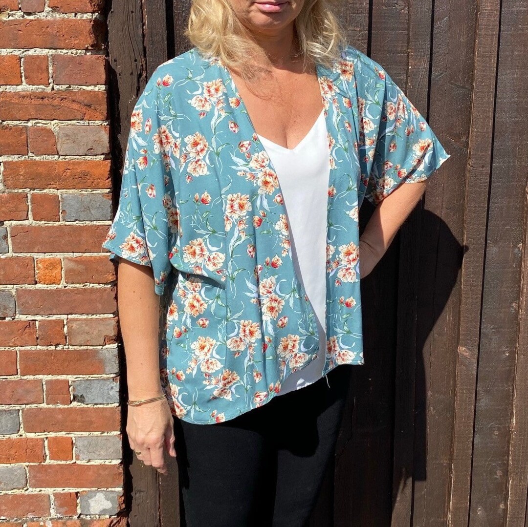 PDF DIGITAL DOWNLOAD Summer Kimono Pattern - Size UK10-28 - Etsy