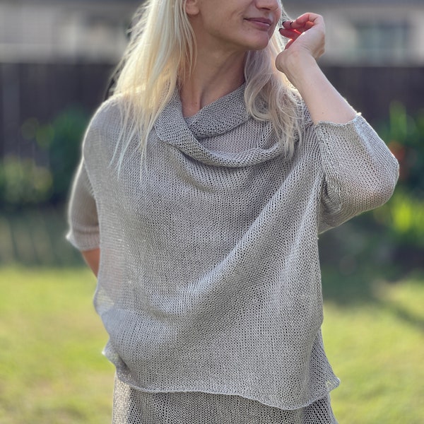 Linen Top - Etsy