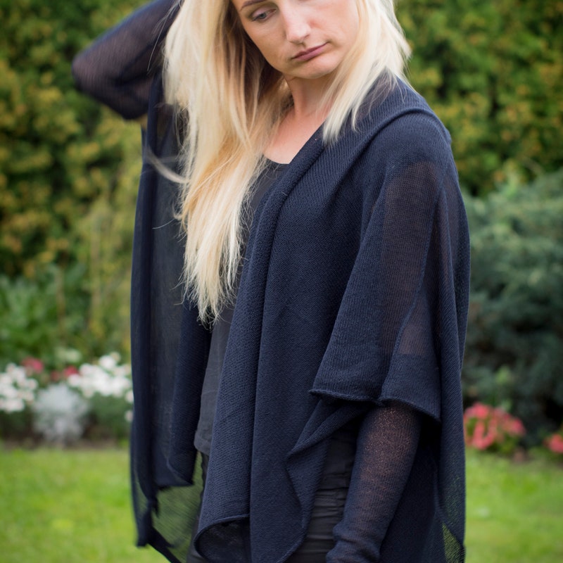 Open Front Poncho - Etsy