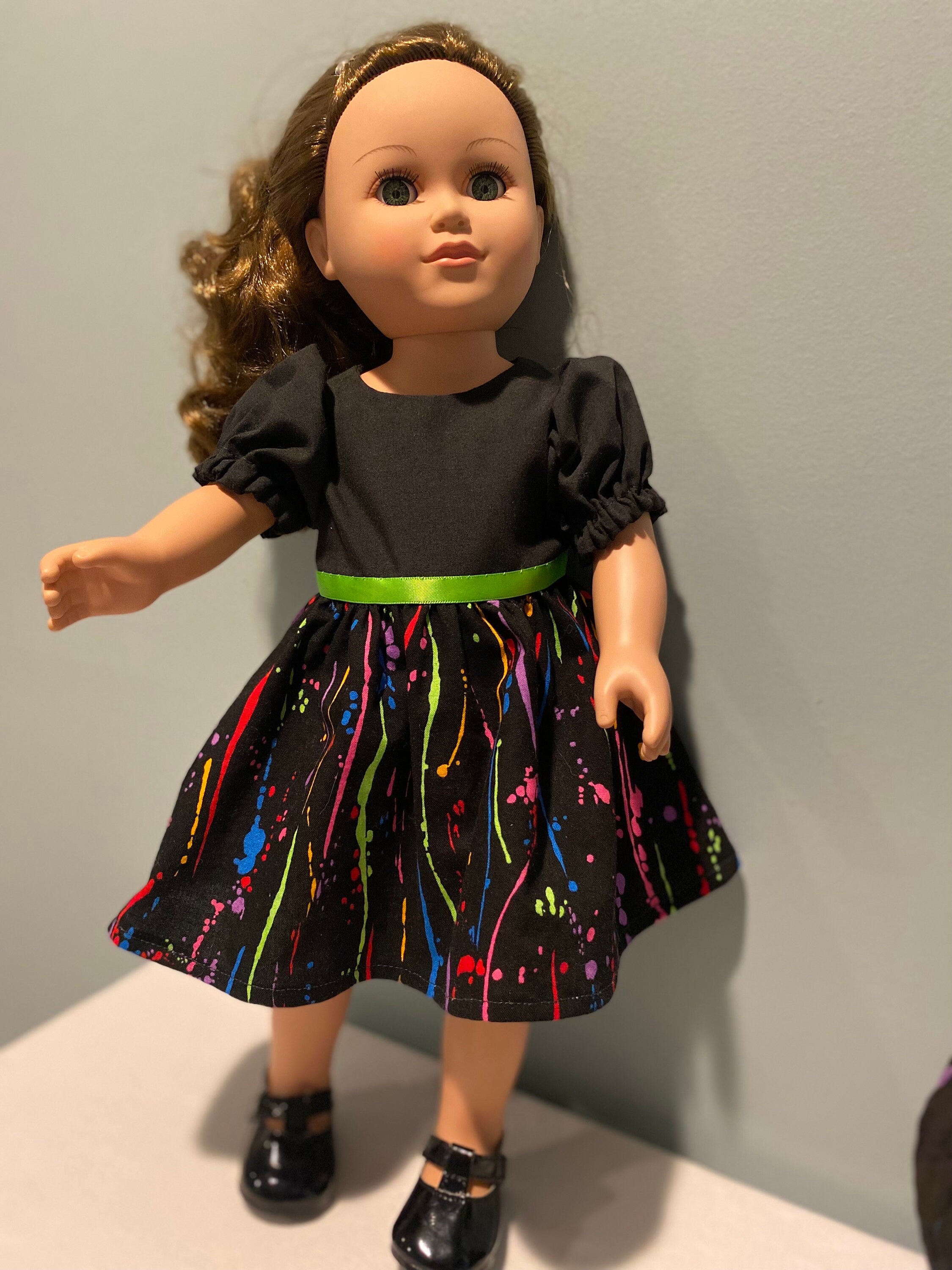 Spring Doll Dressed Pick One Yellow Dot or Pastel Plaid - Etsy