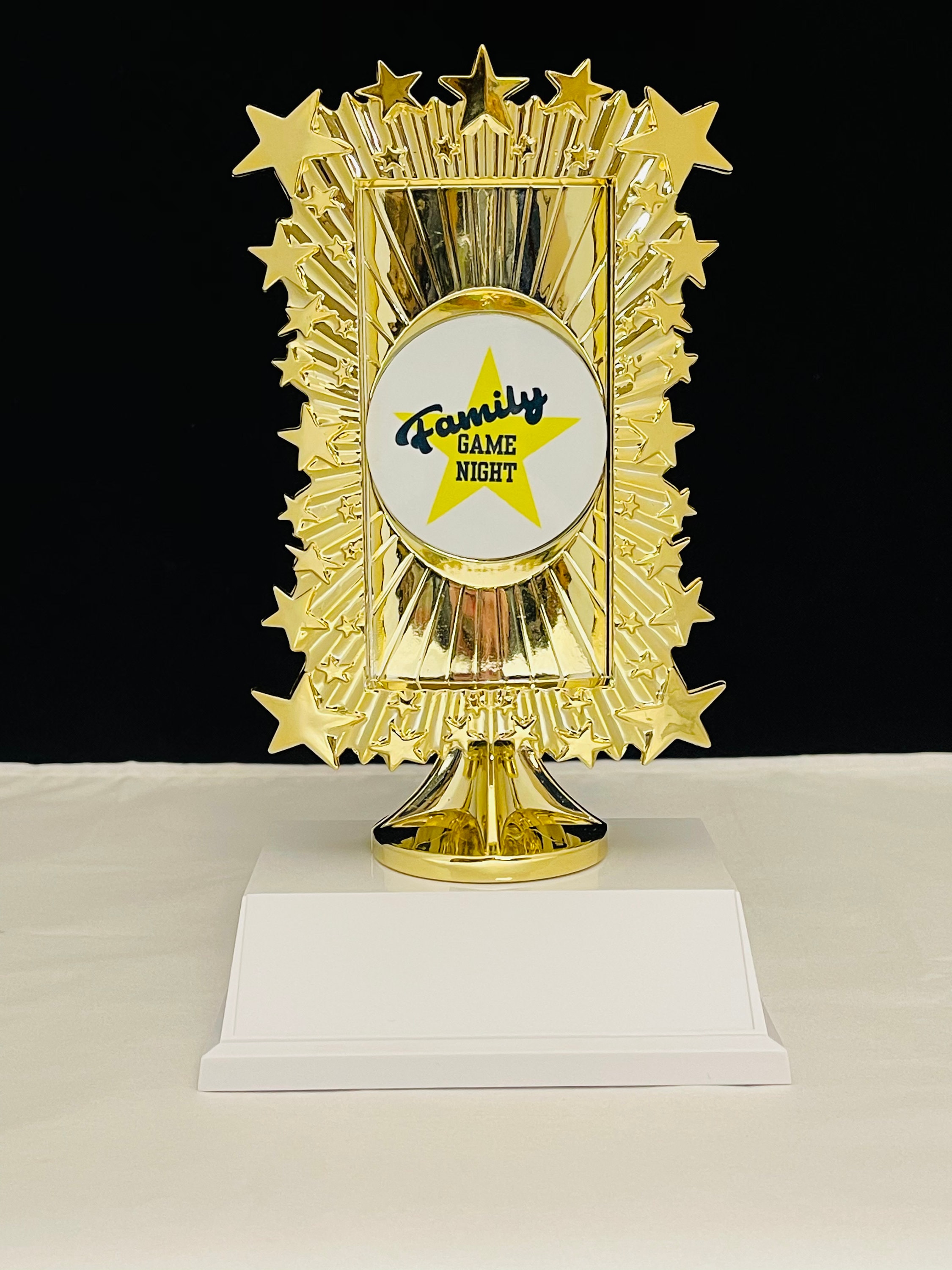 Game Night Trophy / Family Game Night Trophy / Game Trivia - Etsy