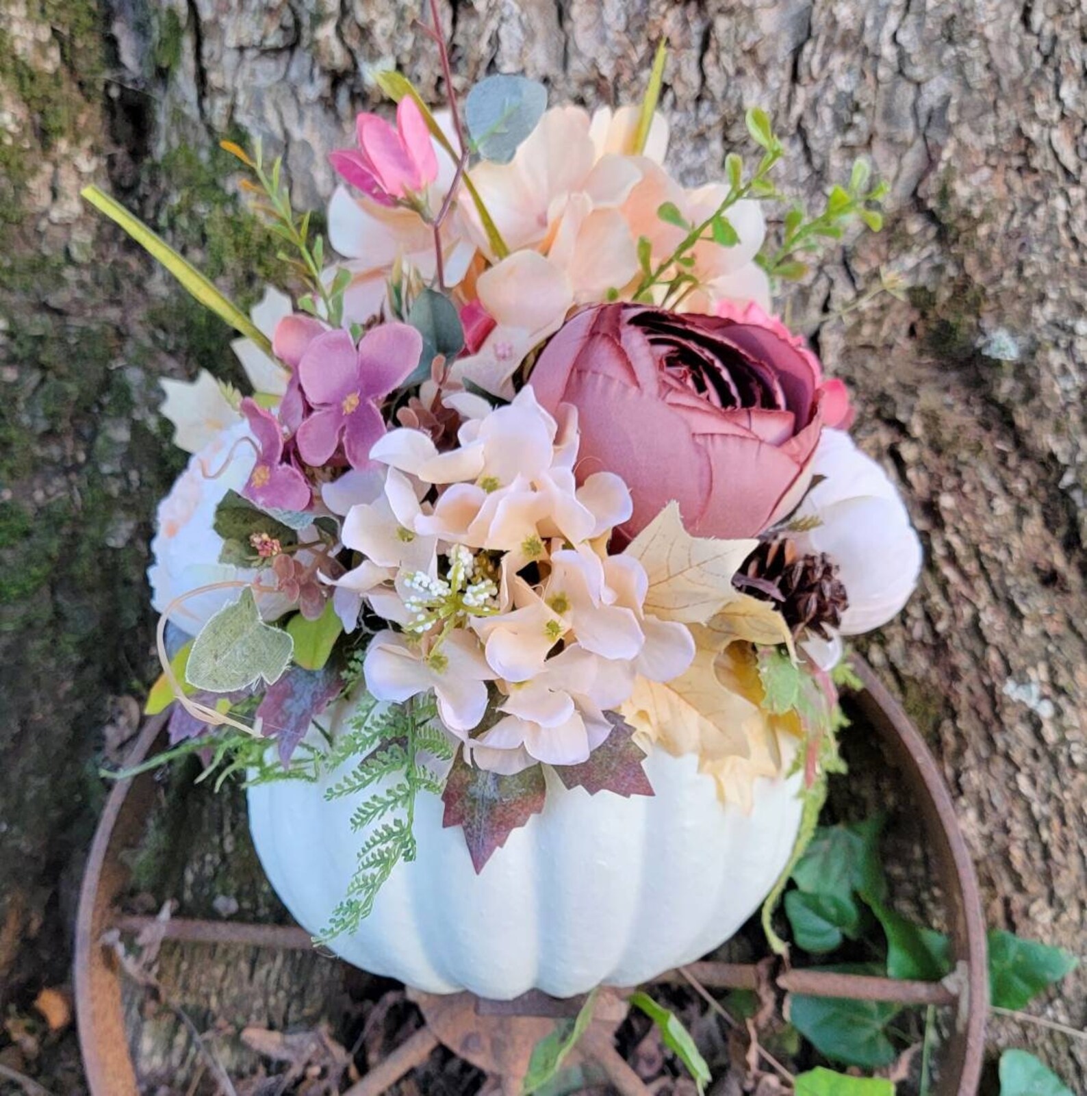 Pumpkin Arrangement Pumpkin Centerpiece Fall Table Decor - Etsy