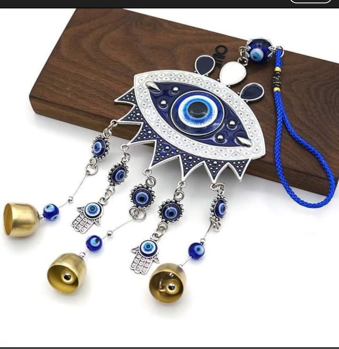 Evil Eye Spirit Bells Hanging Decoration 13 Long X 4 Wide - Etsy