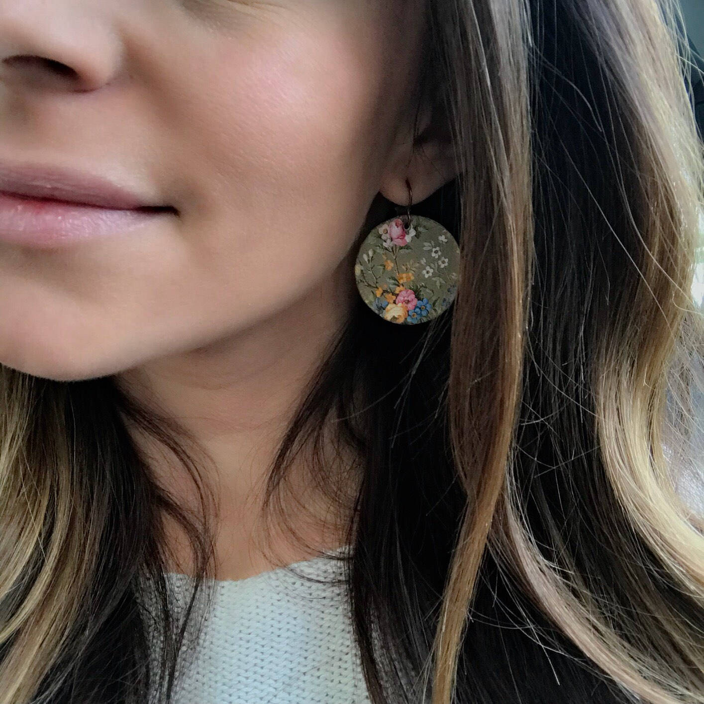 Floral Earrings - Etsy