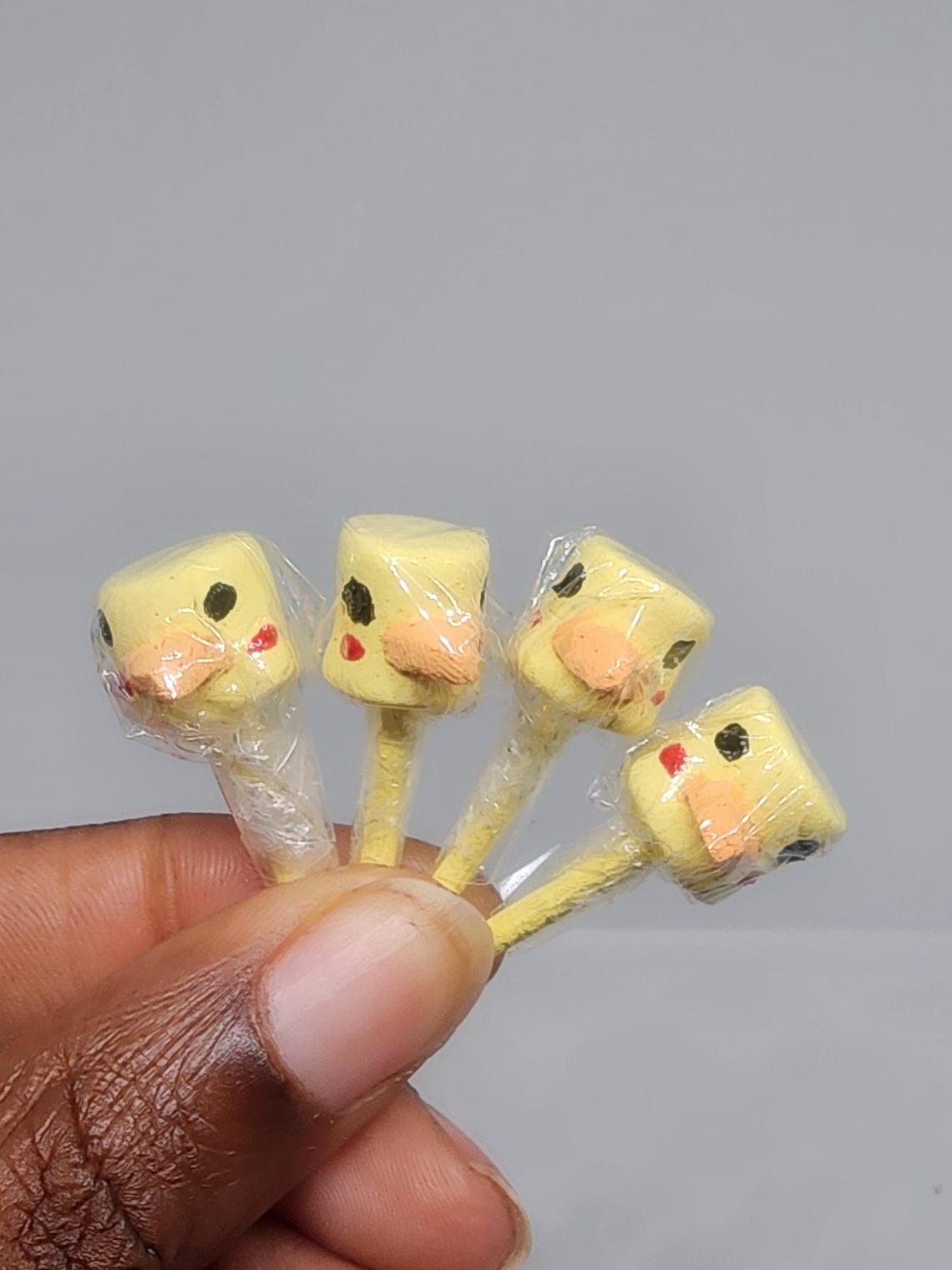 Miniature Dollhouse Cute Animal Marshmallow Pops Sets - Etsy