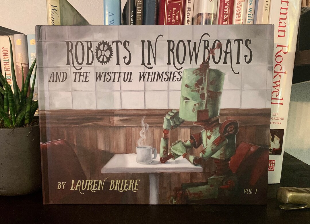 Robots in Rowboats and the Wistful Whimsies, Coffee Table Art Book - Etsy