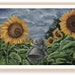 Sunflower Bot Robot Painting Print - Etsy