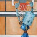 Basketball Bot Robot Painting Print - Etsy