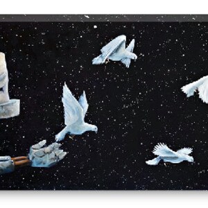 Messenger Bot Robot Painting Print - Etsy