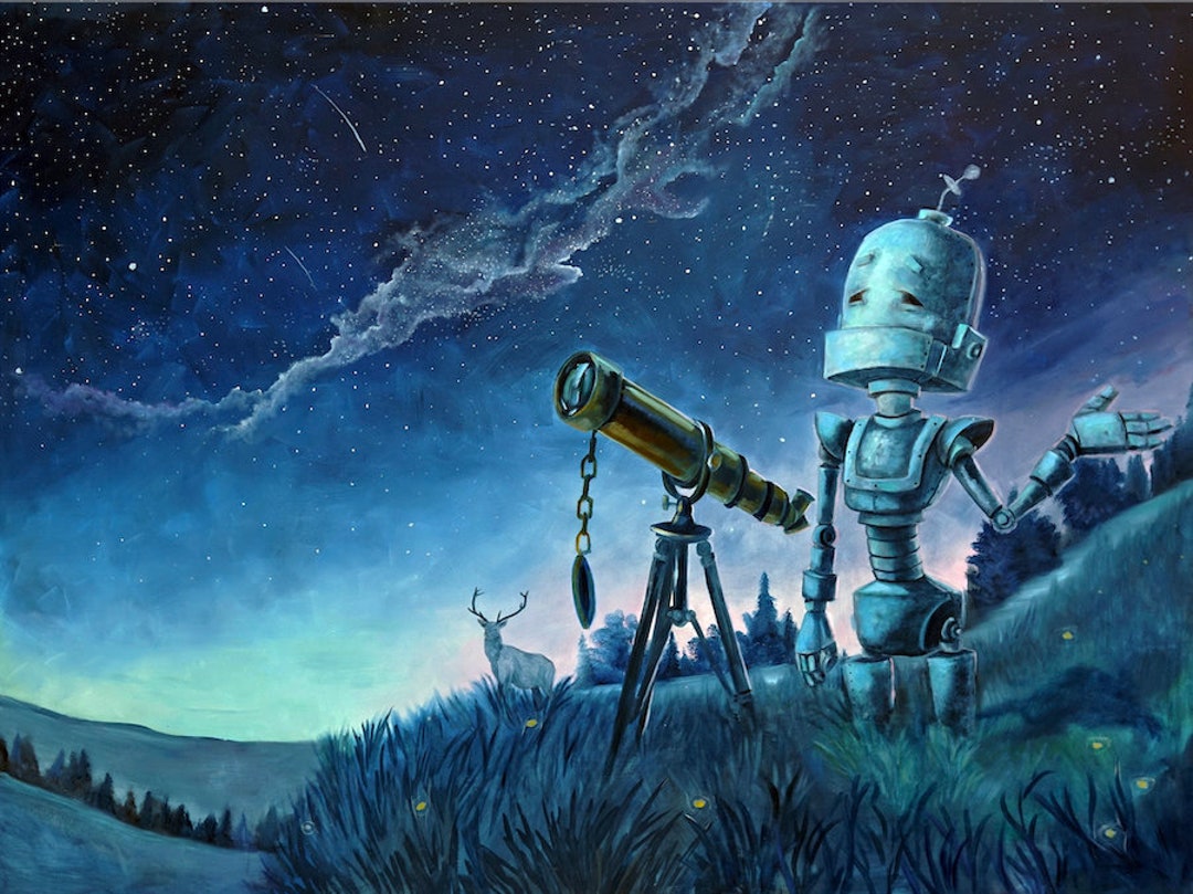 COSMOS BOT Robot Painting - Etsy