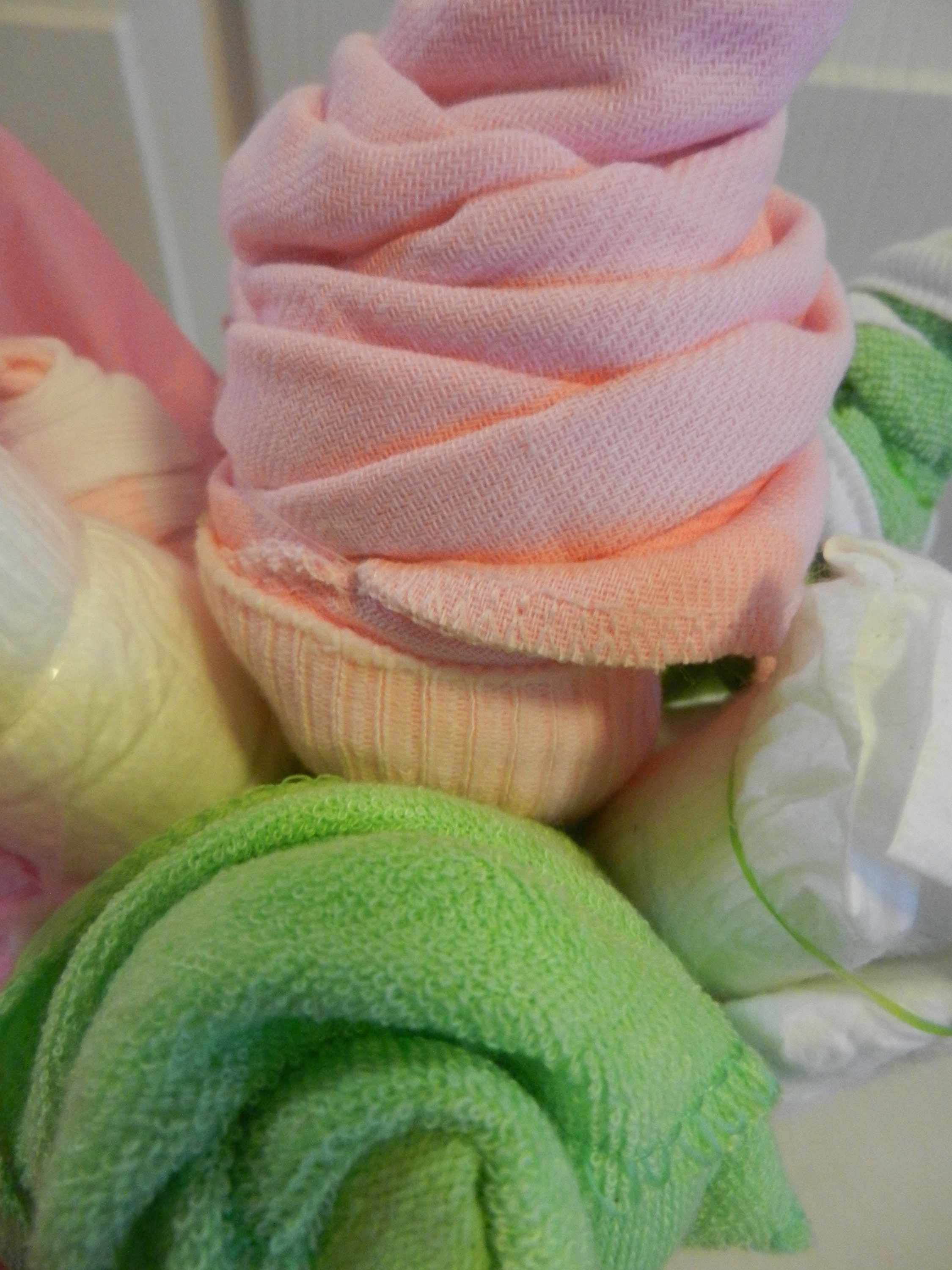 Diaper Flower Bouquetnew Mom Hospital Giftgirl Baby Shower - Etsy