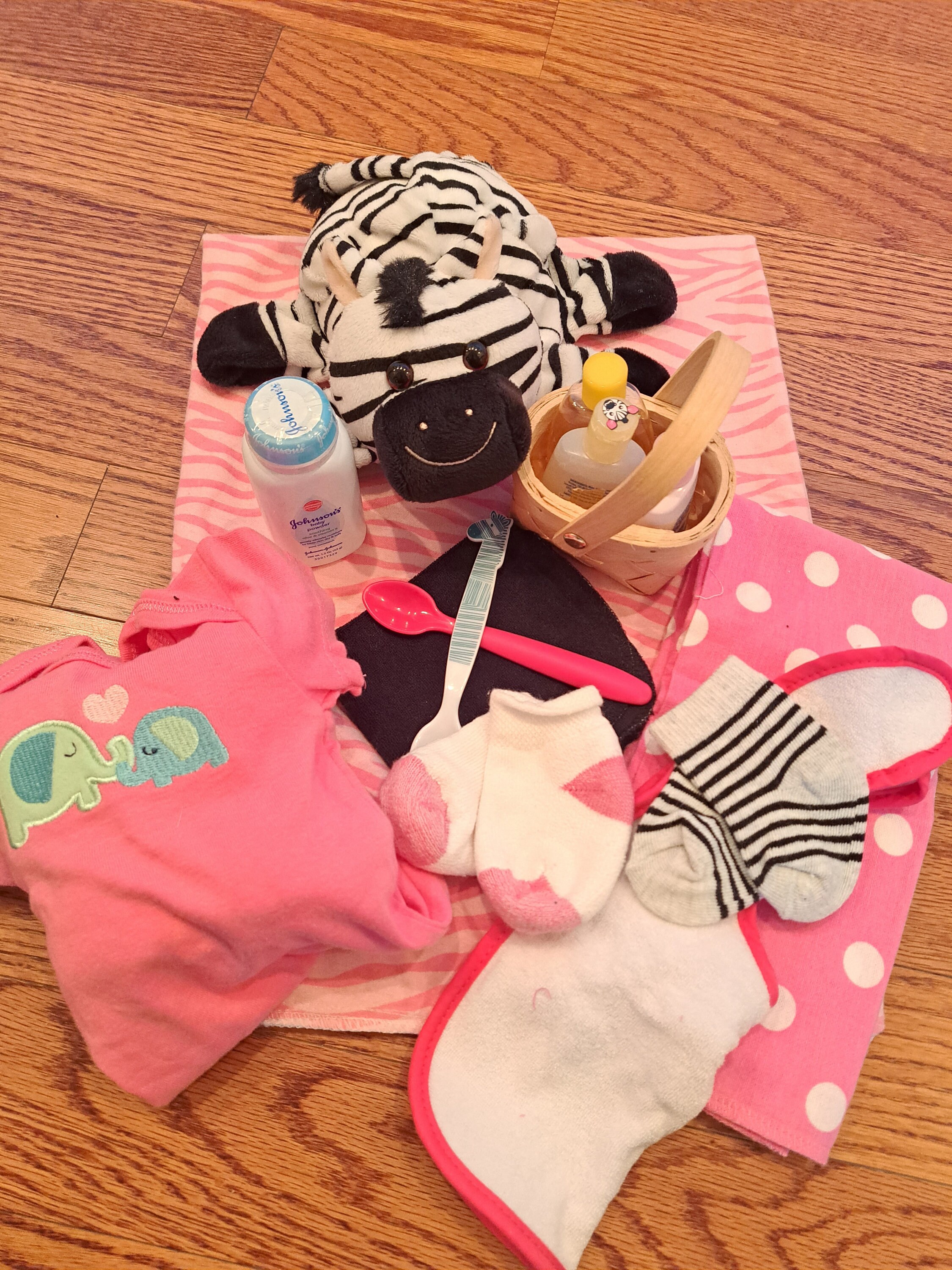 Pink Zebra Diaper Cake,zebra Diaper Tricycle,pink Zebra Print Baby Gift ...