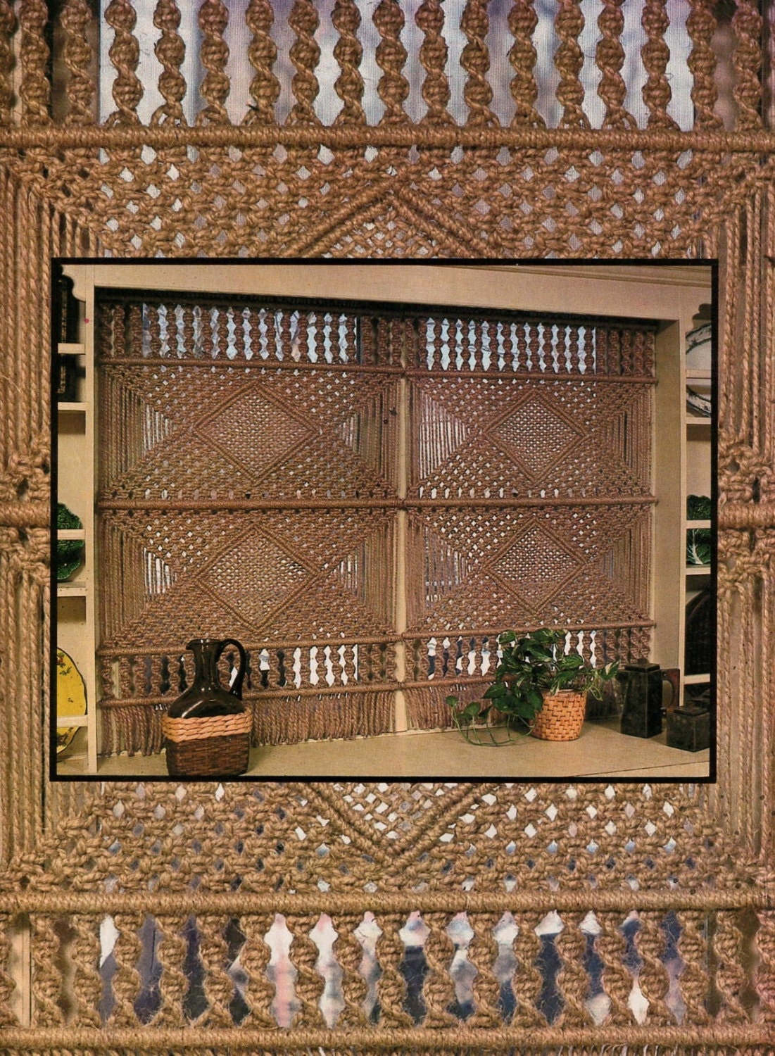 Wonderful Macrame Window Curtain - Etsy