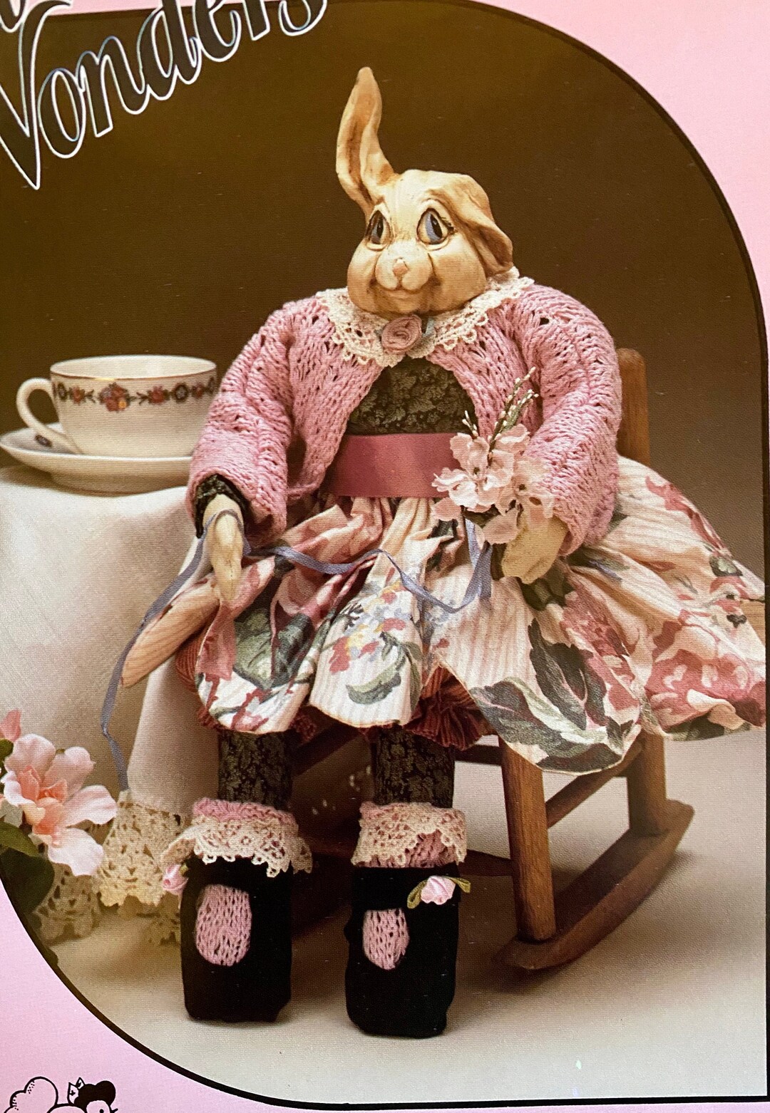 Bunny Sewing Pattern - Vintage - Collectible - Un-cut - Unique - Hand ...