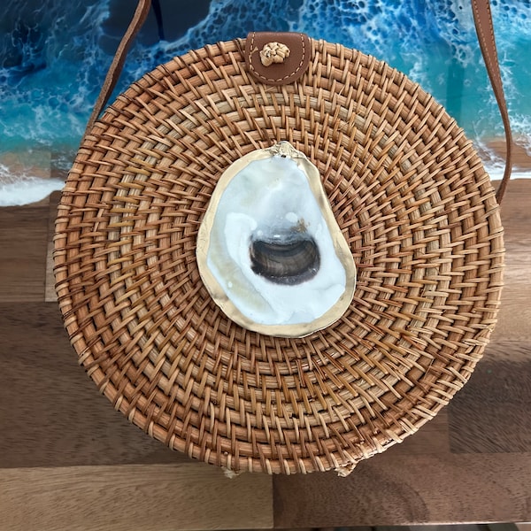 Shell Rattan Bag - Etsy