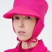 Pink Cap Trapper Hat Earflaps Ingaskripka Design Winter Fashio Hat ...