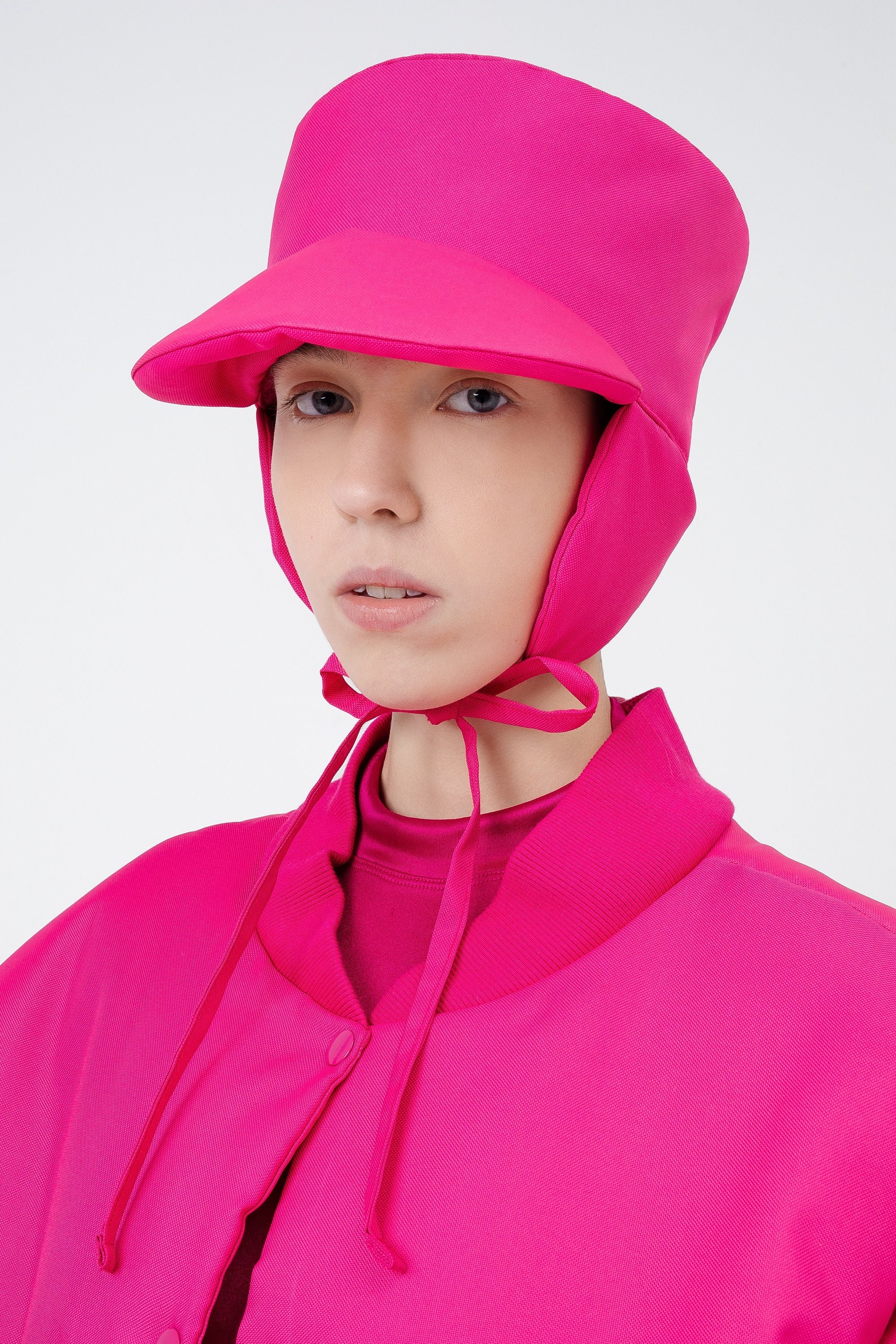 Pink Cap Trapper Hat Earflaps Ingaskripka Design Winter Fashio Hat ...