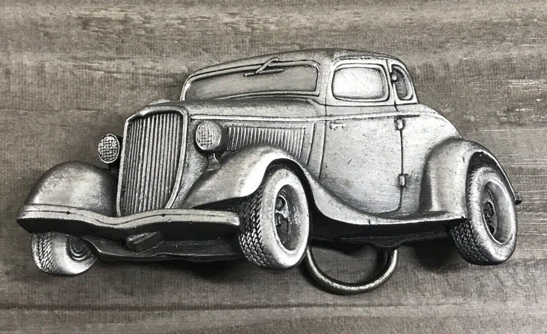 Vintage Bergamot Brass Works 1980 Car Belt Buckle X-39 Made in USA - Etsy