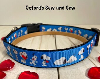 Snoopy Dog Collar | Etsy