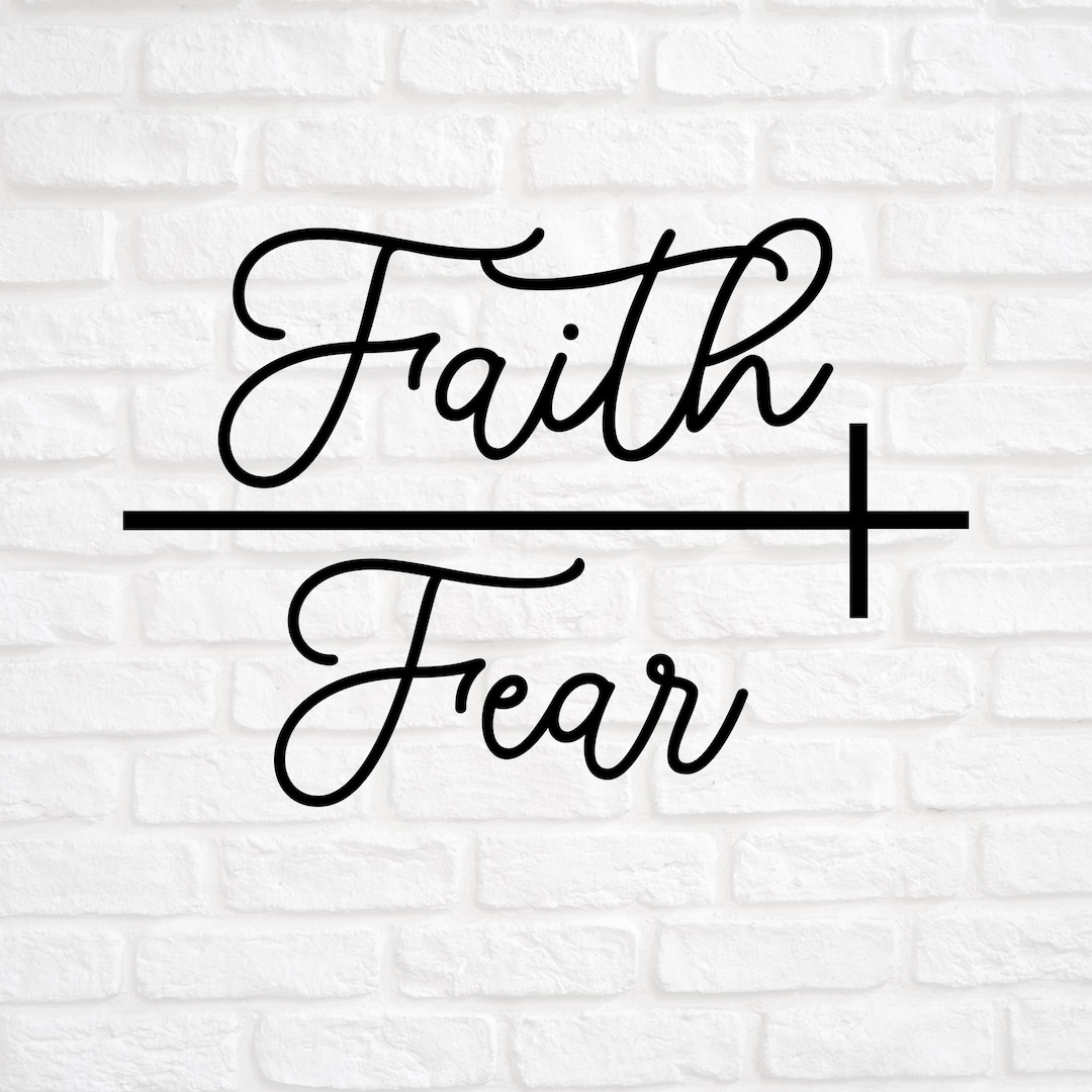 Faith Over Fear; Faith Over Fear Decal; Faith Over Fear Bumper Sticker ...