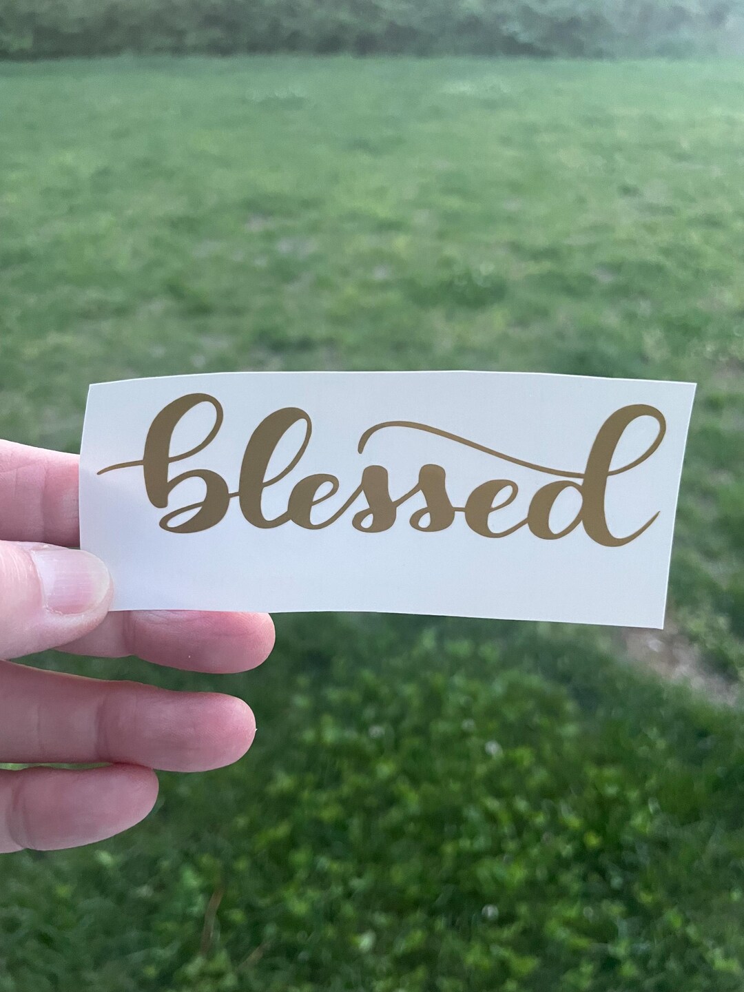Blessed Decal; Blessed Bumper Sticker - Etsy