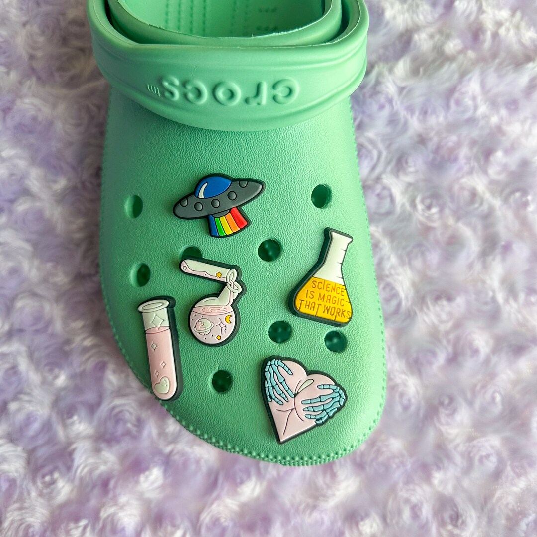 Crocs Charms Shoe Charms Science Crocs Charms Alien Charm - Etsy