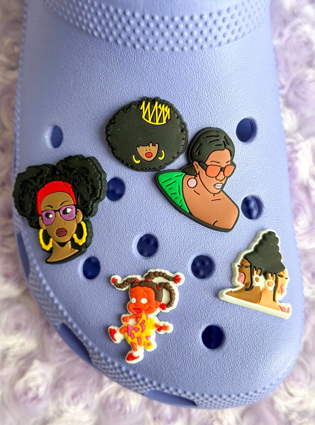 Melanin Croc Charms Black Girl Magic Charms Afro Croc - Etsy